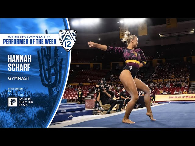 Arizona State's Hannah Scharf named Pac-12 Gymnast of the Week - Sun ...