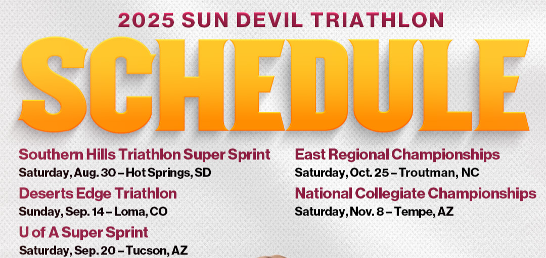 Triathlon unveils 2025 schedule - Sun Devil Athletics