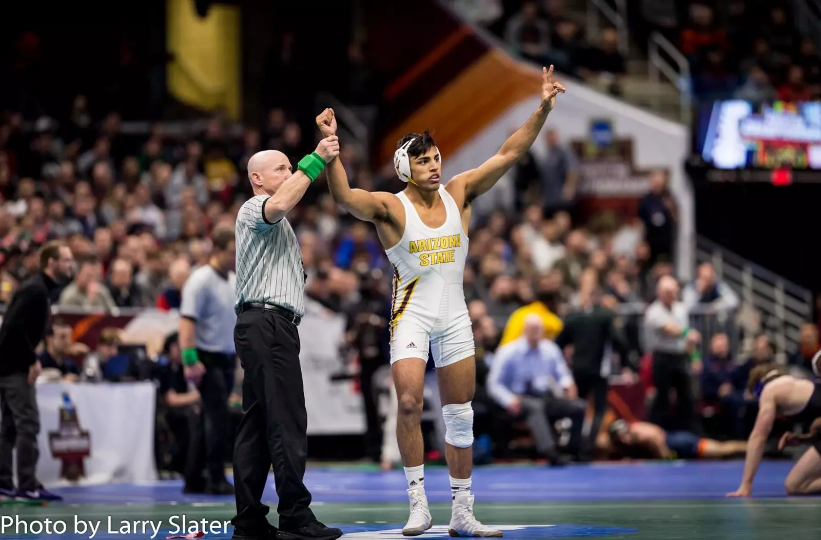 Zahid Valencia Becomes 11th National Champion in @ASUWrestling History ...
