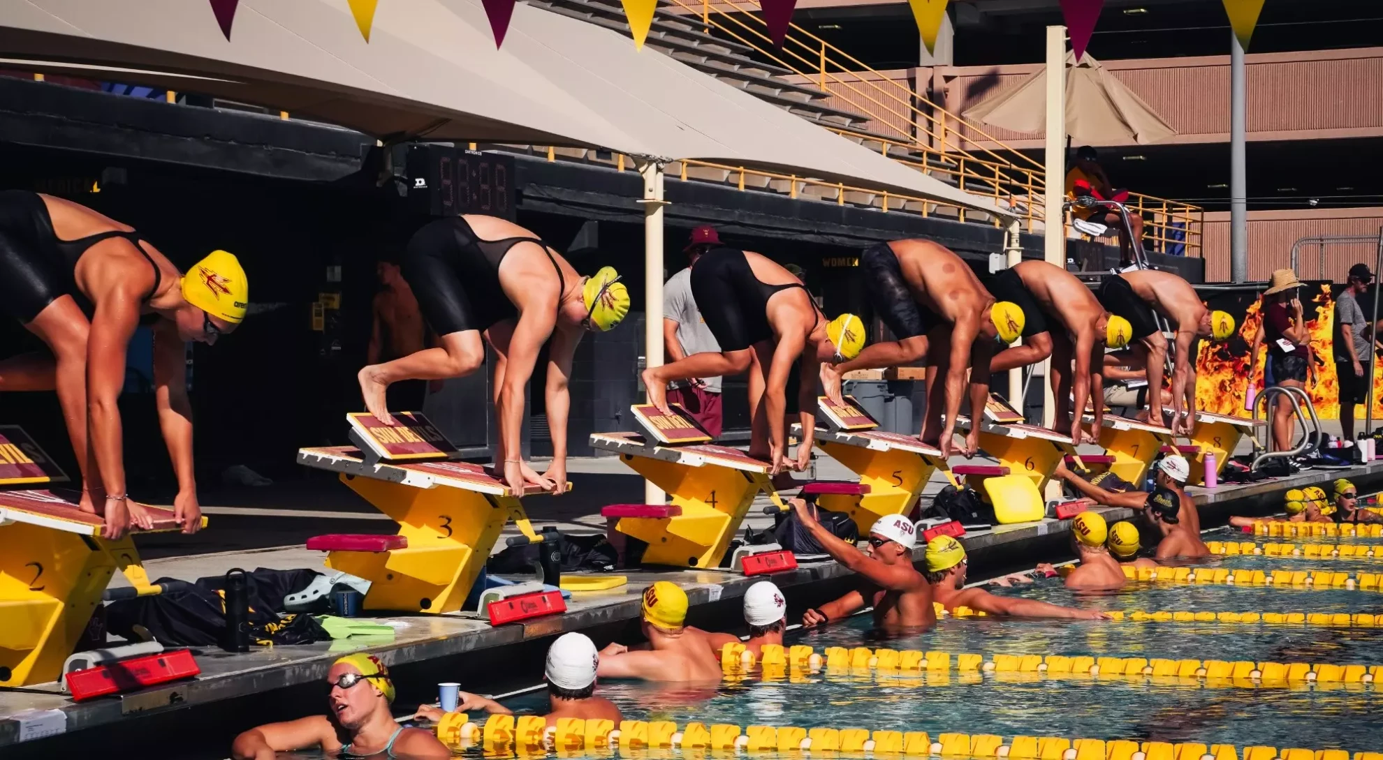Swim and Dive Lifts Lid Against UNLV Friday Night - Sun Devil Athletics