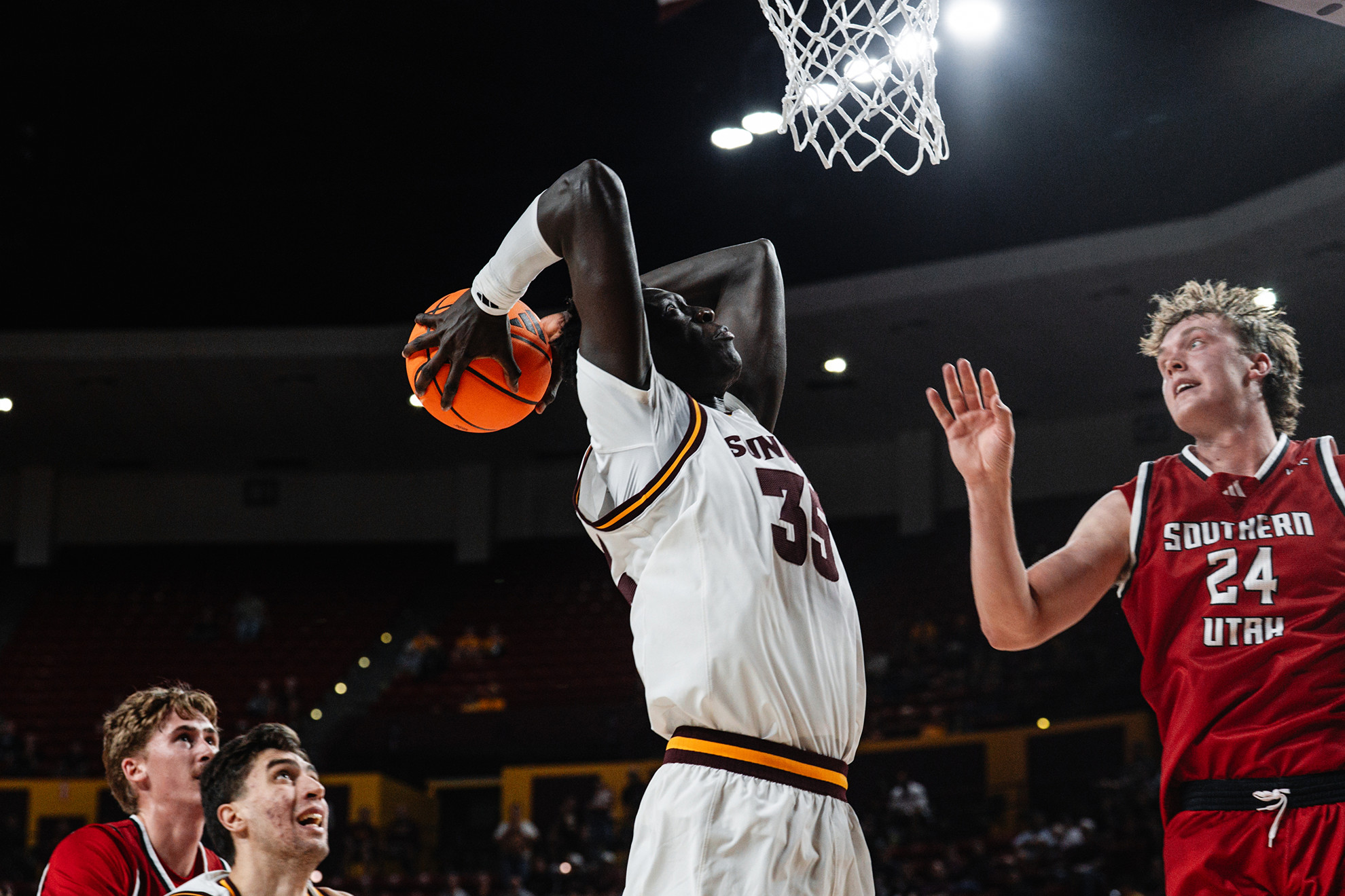 Bench, fast break propel Men's Basketball to win in season opener - Sun ...