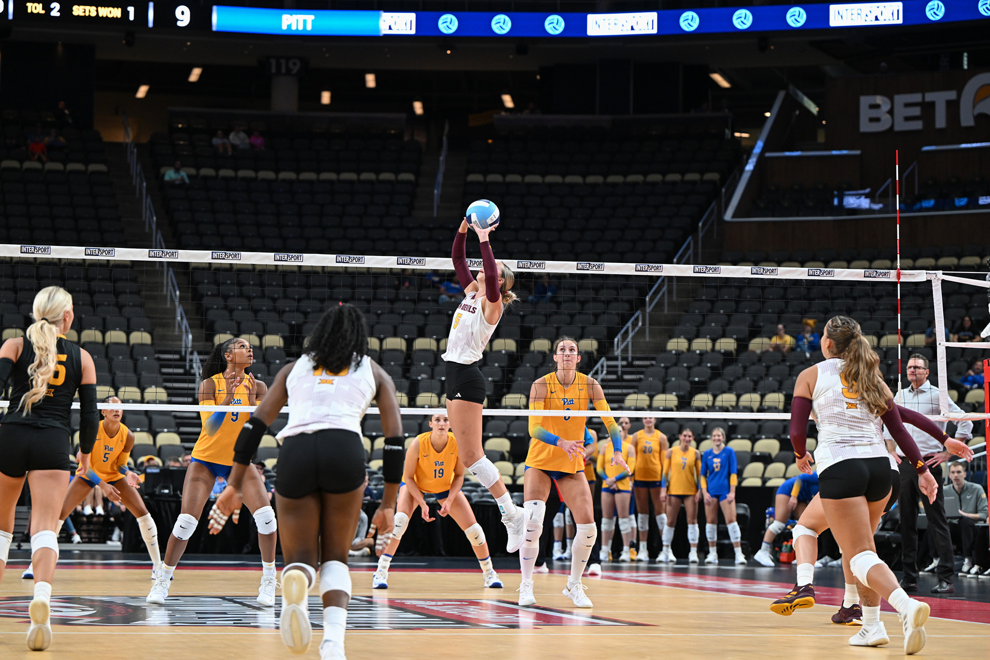 #7 Volleyball falls to #9 Pitt - Sun Devil Athletics