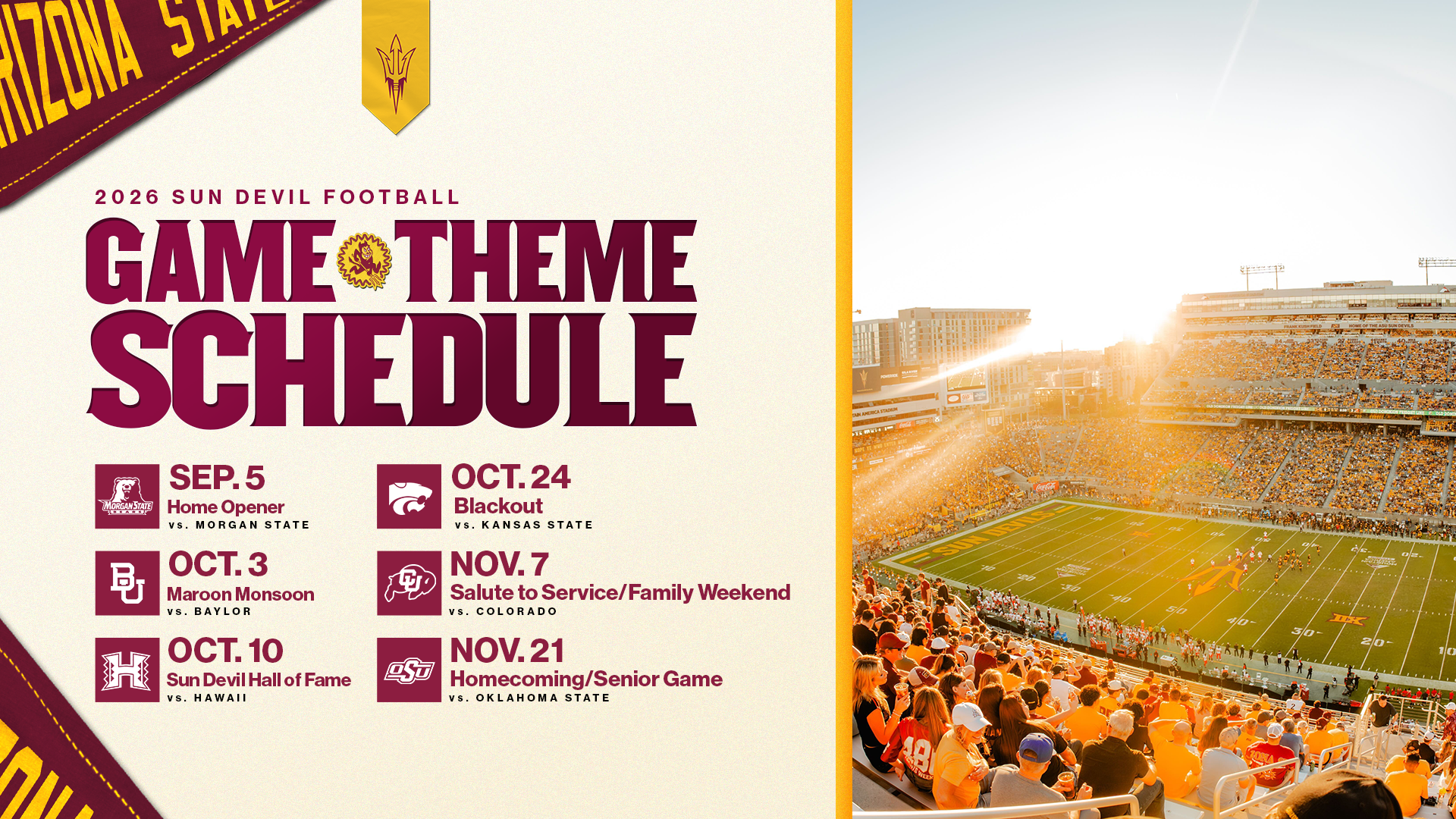 Details announced for six Sun Devil Football home games - ASU Sun Devil ...
