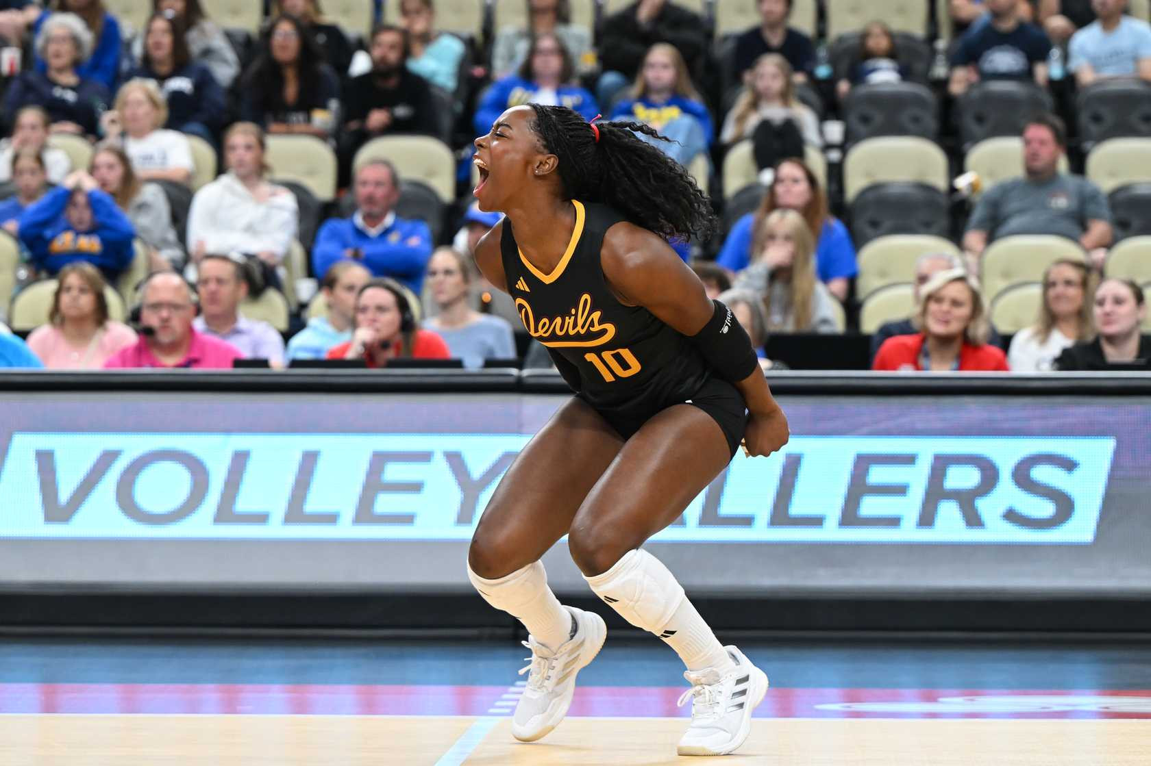 Glover powers #13 Volleyball to upset over #2 Penn State - ASU Sun ...