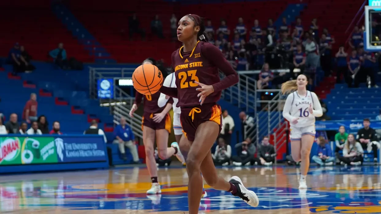 WBB Starts Road Trip with Loss at Kansas - Sun Devil Athletics