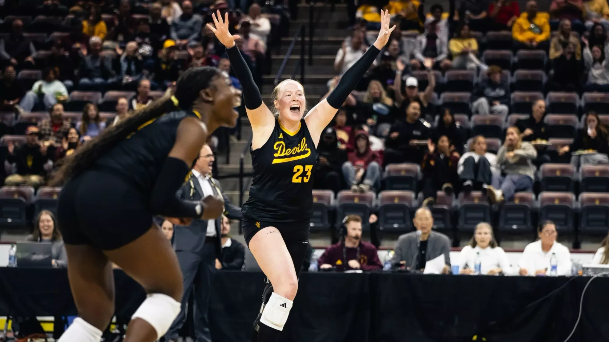 #11 Volleyball Downs #8 Kansas - ASU Sun Devil Athletics