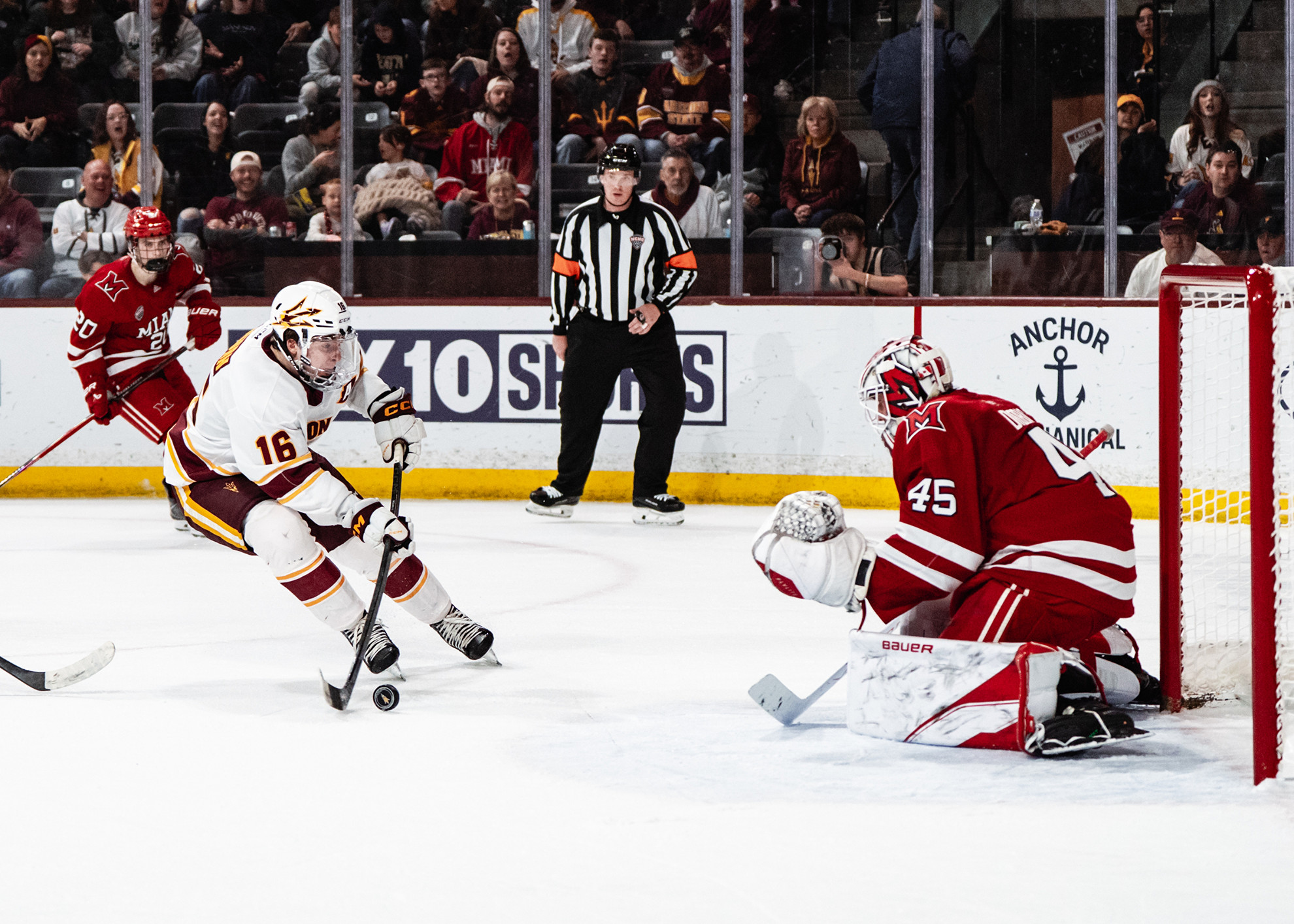 Hockey concludes home stand hosting No. 4 North Dakota - ASU Sun Devil ...