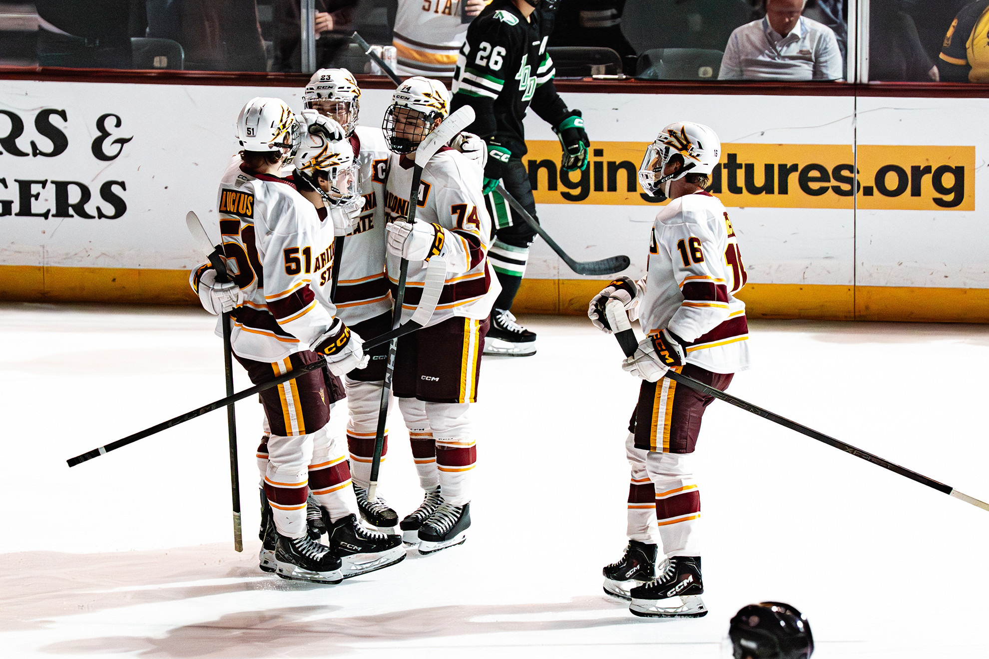 Ten Hockey players named to NCHC Academic All-Conference Team - ASU Sun ...