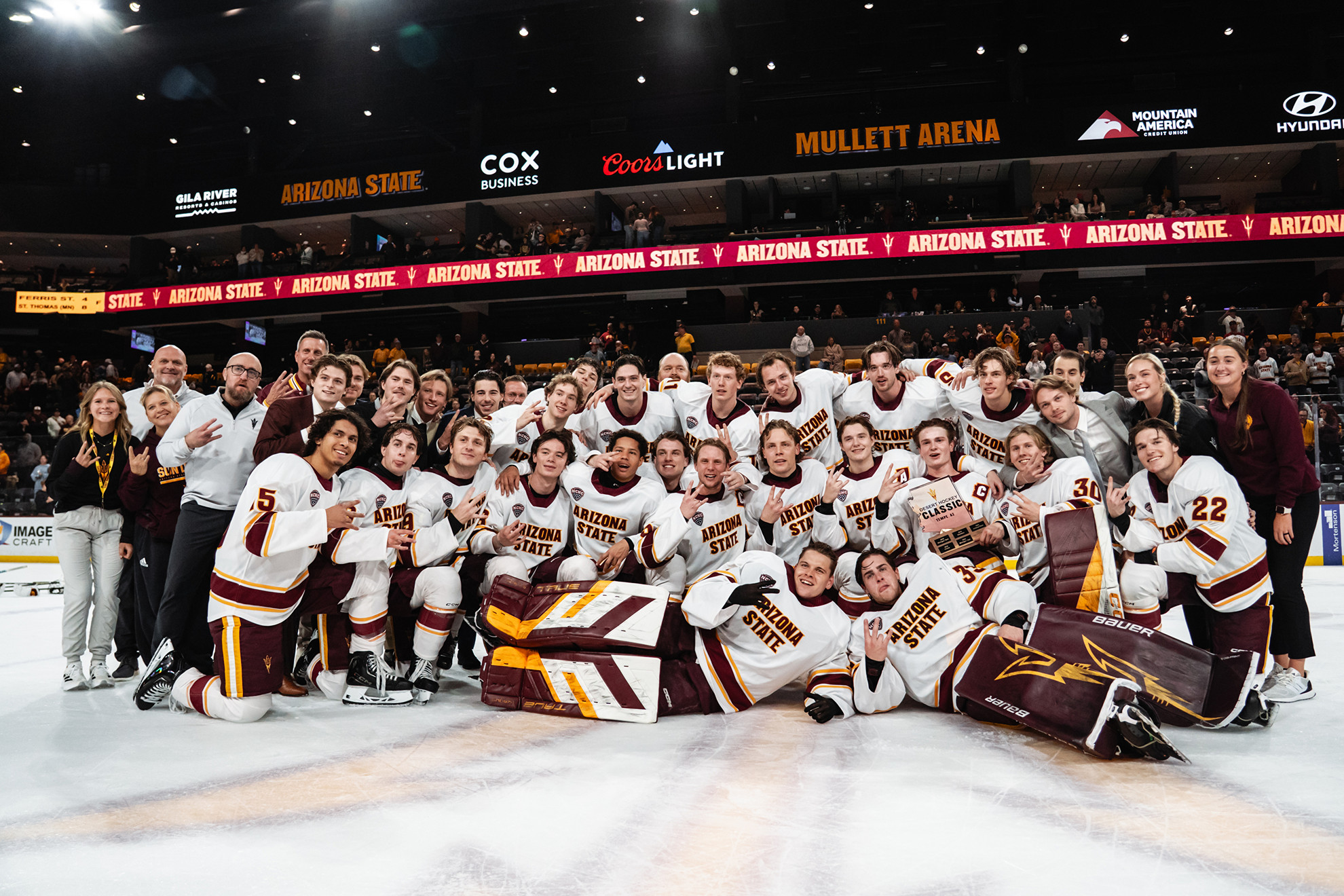 Hockey wins third straight Desert Hockey Classic with 5-2 victory over ...