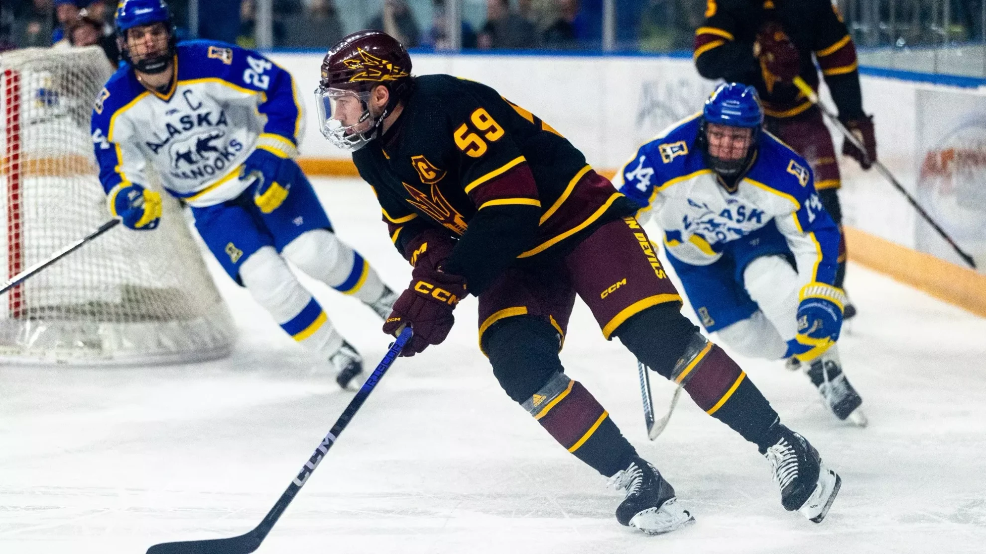 Heartbreak as #18 Hockey Falls to Alaska - Sun Devil Athletics