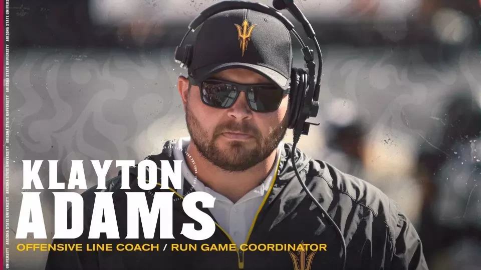 Sun Devil Football Hires Klayton Adams as Offensive Line Coach - Sun ...