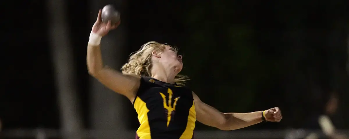 T&F?s Hartig Wins Shot Put Competition At Triton Invite - Sun Devil ...