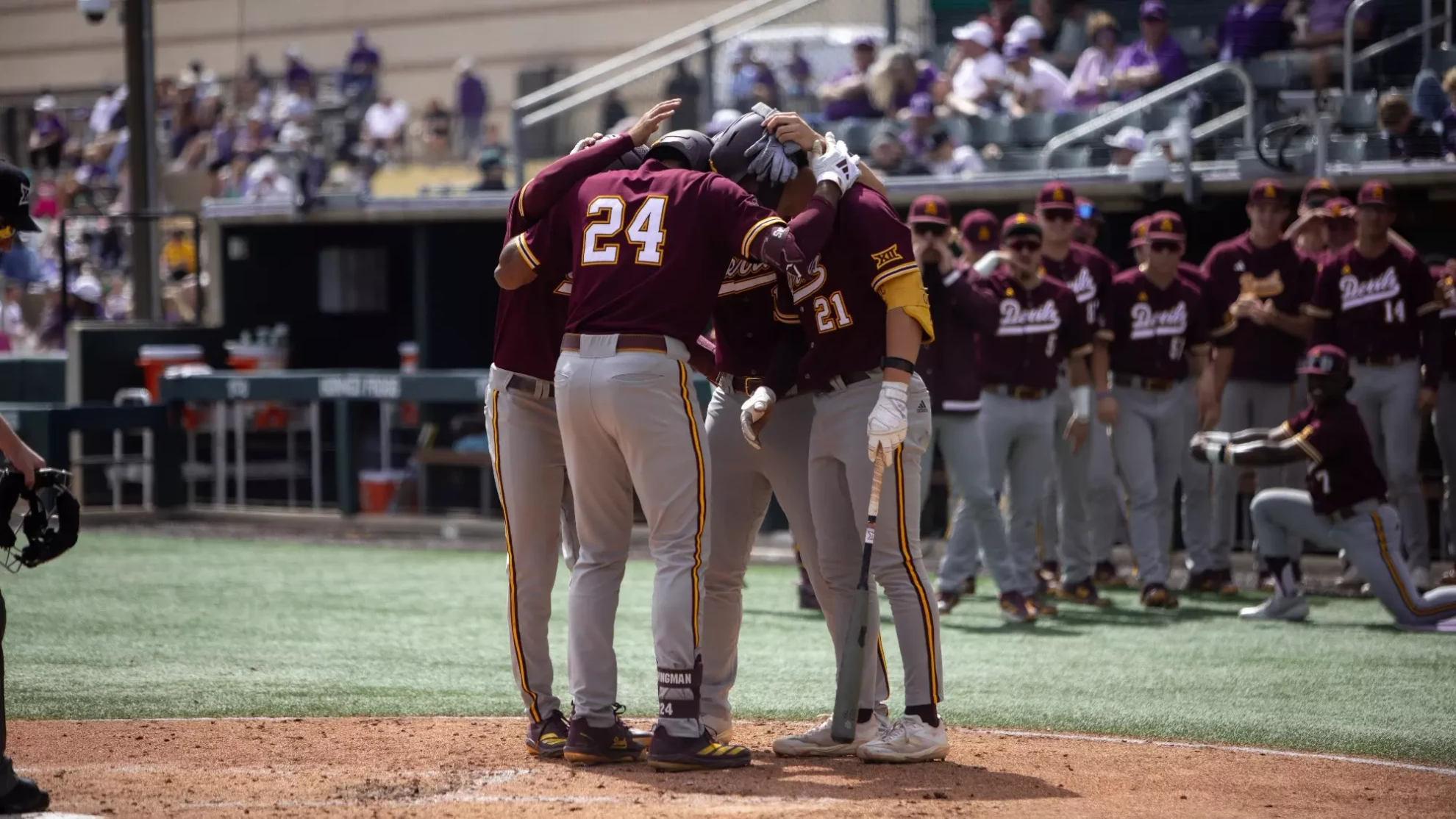 Briggs' Monster Day Leads Baseball to Series Win at TCU - Sun Devil ...