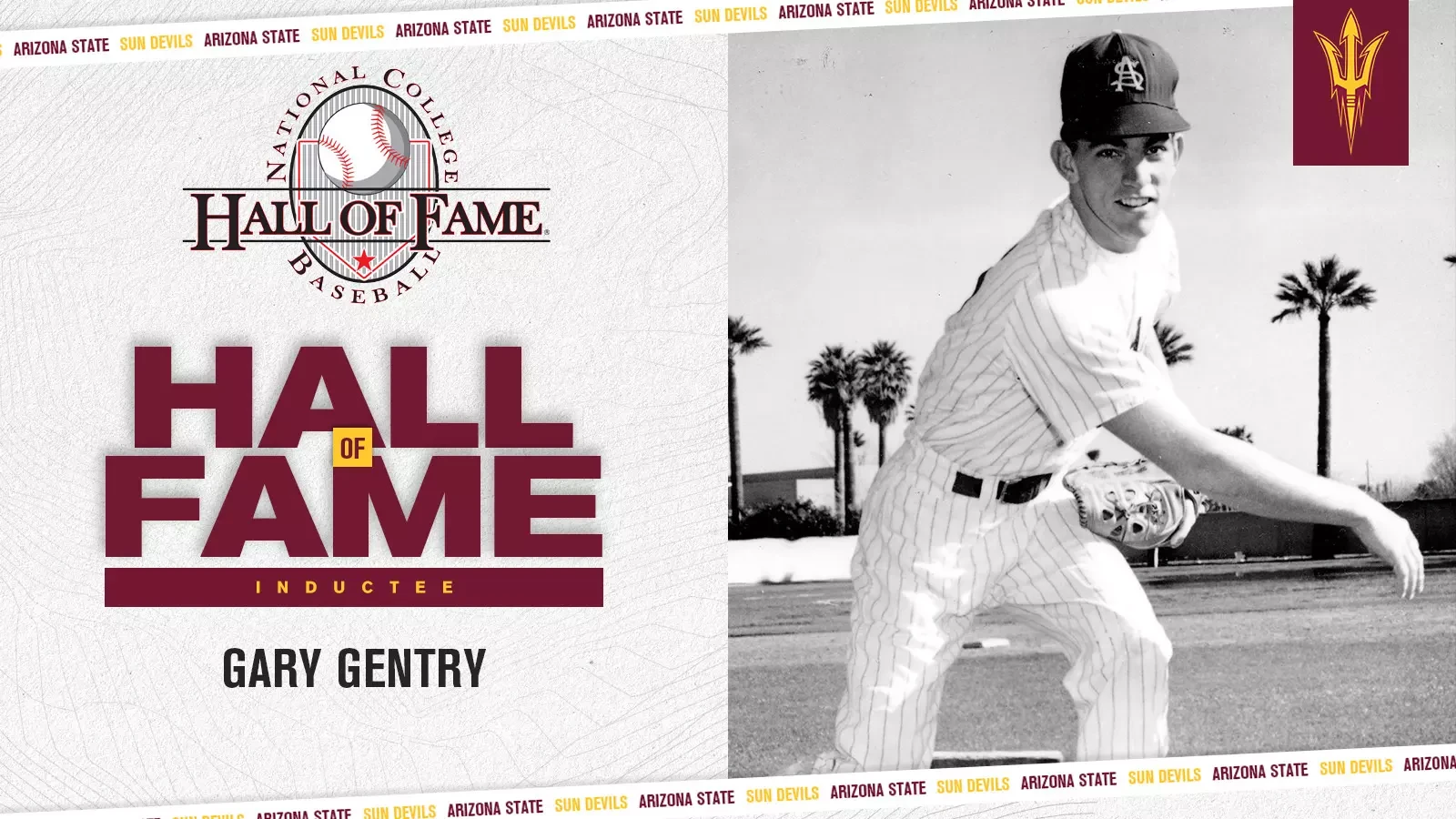 Sun Devil Baseball's Gary Gentry Inducted Into College Baseball Hall of ...