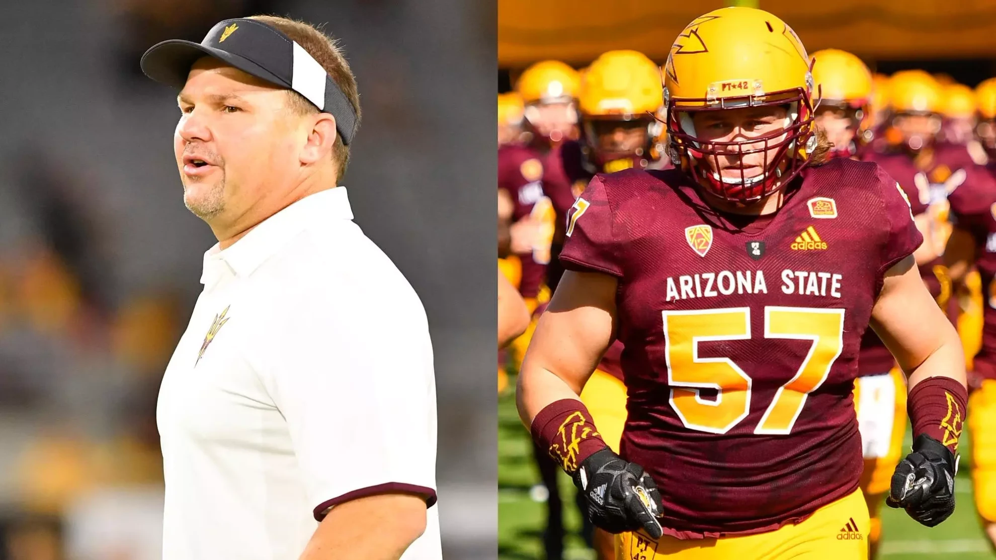 Asufootball Assistant Coach Donnie Yantis And Former Dl Jordan Hoyt To