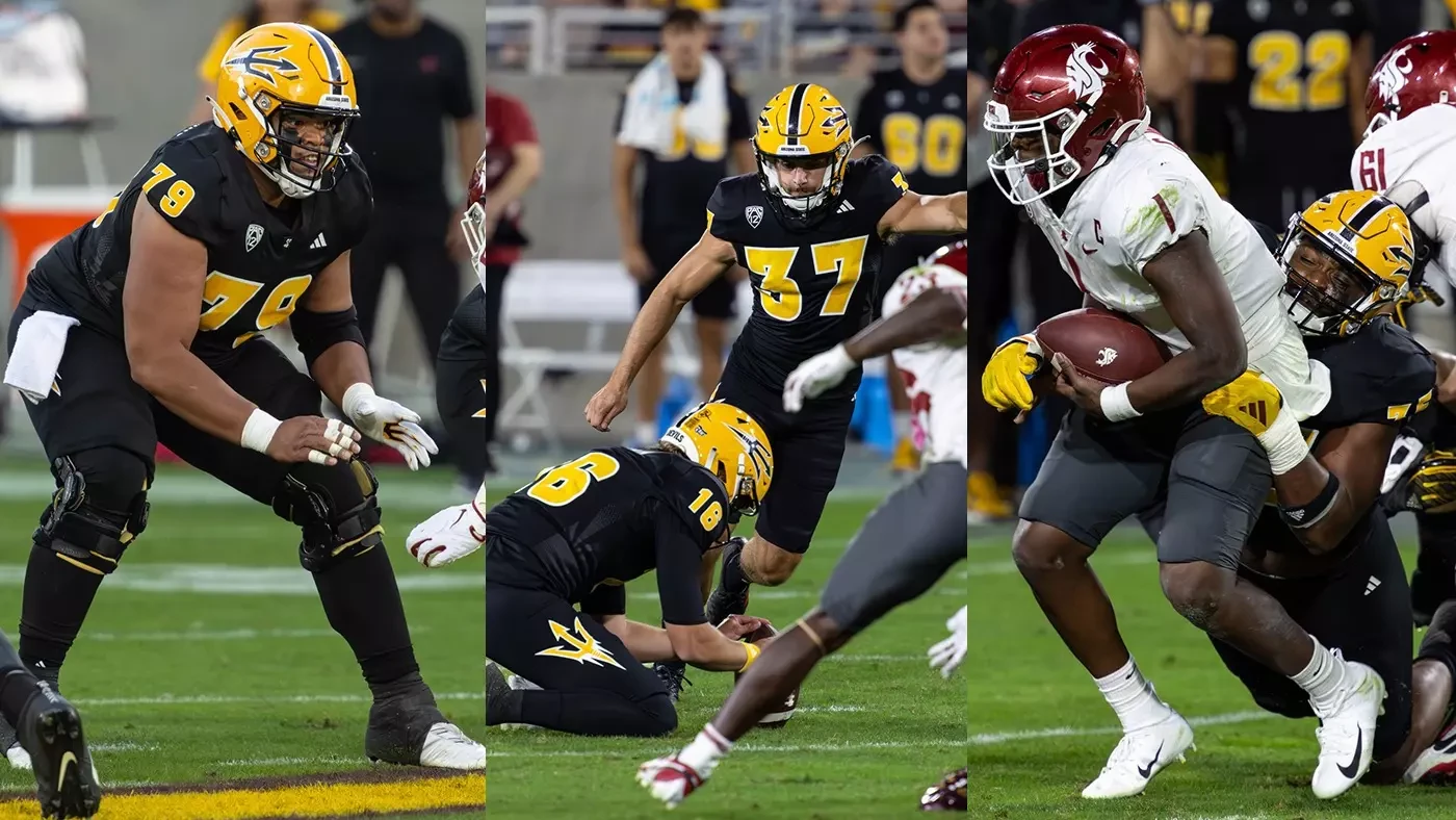 Three from Sun Devil Football Earn Pac-12 Player of the Week - ASU Sun ...