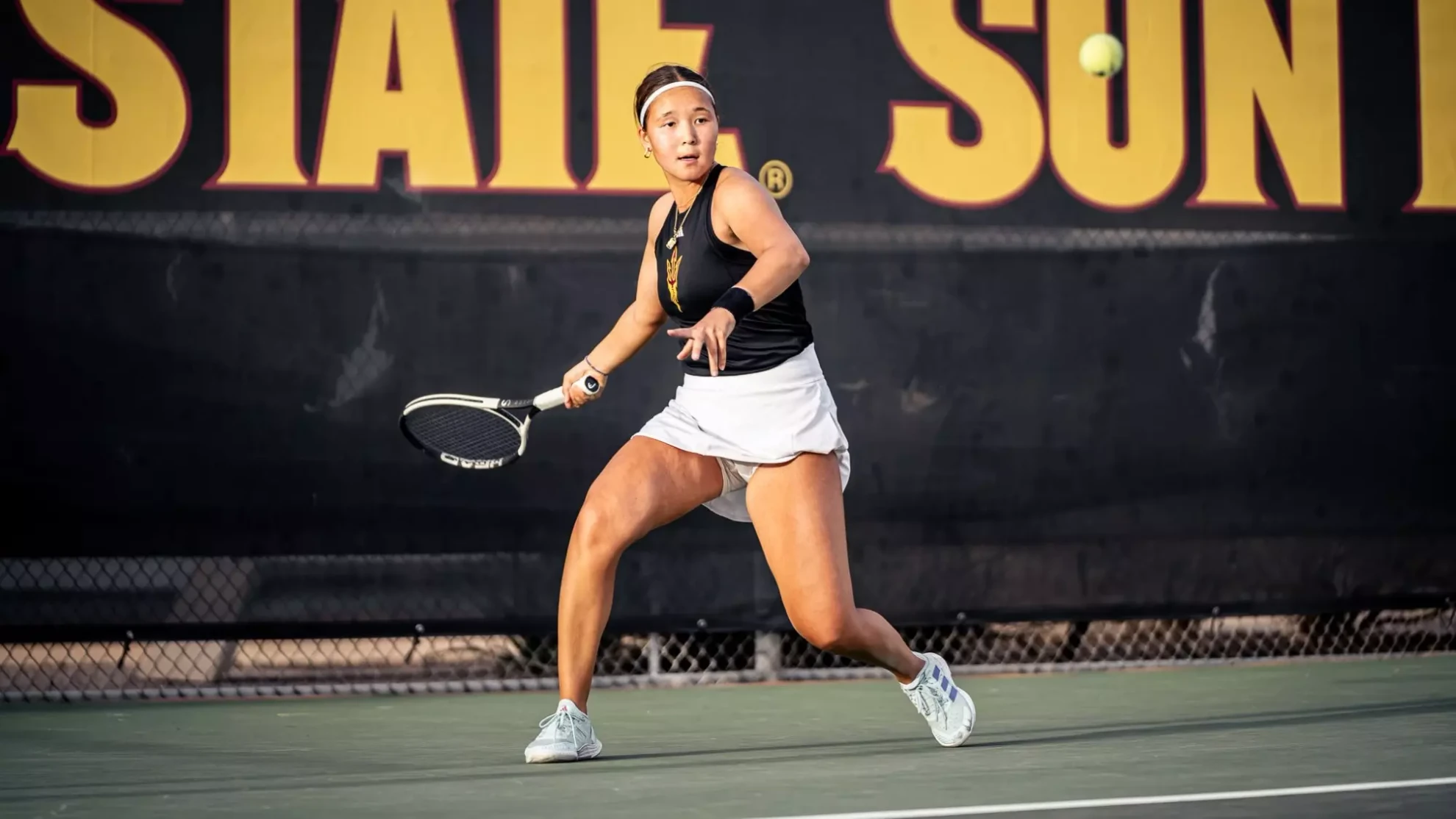 No. 26 Women's Tennis Falls in Close Battle Against No. 49 Kansas - ASU ...
