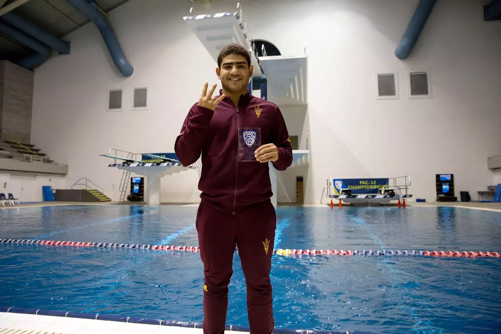 @ASUSwimDive's Youssef Selim Wins Pac-12 1-Meter Championship - Sun ...
